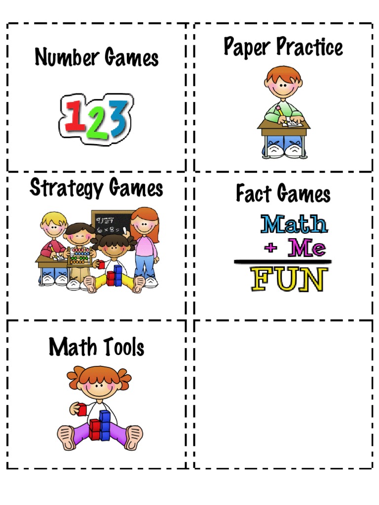 Daily 5 Math Labels