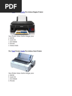 Cara Test Print Manual Epson L-Series | PDF