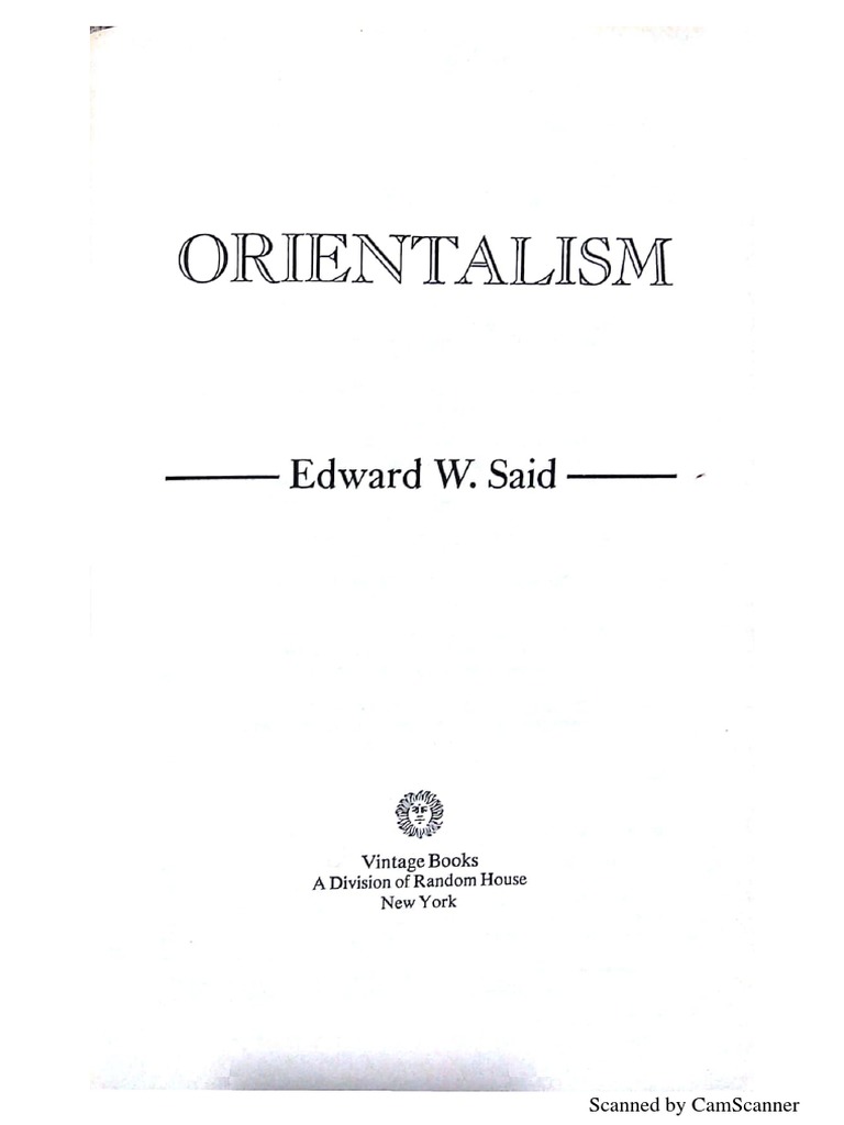 Orientalism by Edward Said | PDF