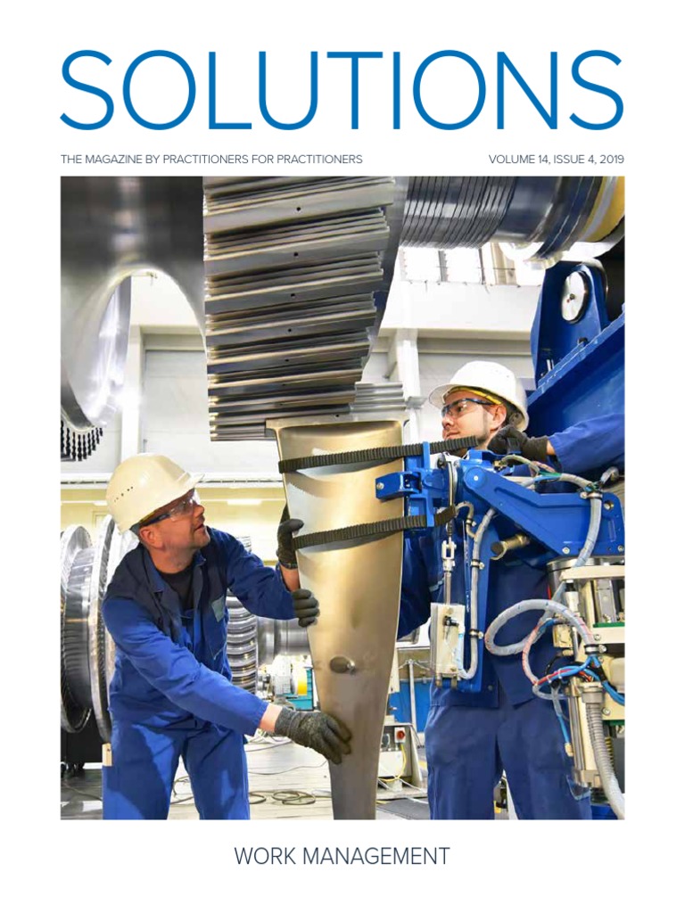 Work Management - SMRP Solutions Vol 14 Issue 4 July-Aug | PDF | Reliability Engineering ...