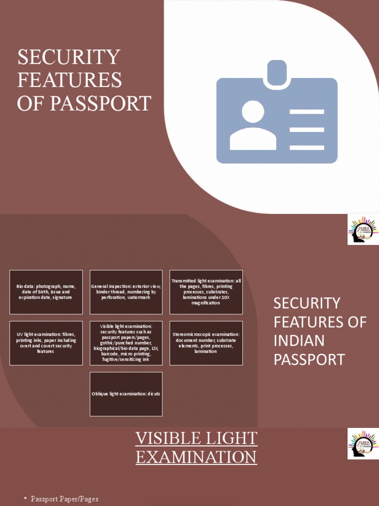 Security Features Of Passport Pdf Graphic Design Printing