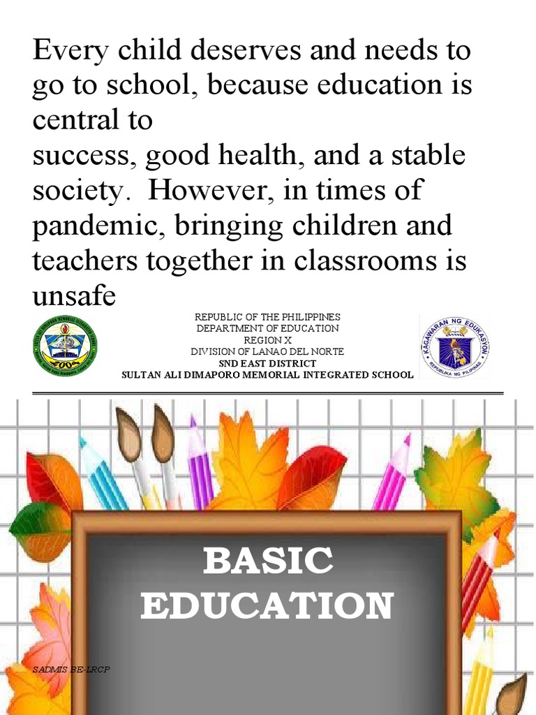 Basic Education Learning Recovery Continuity Plan | PDF | Triangle | Teachers