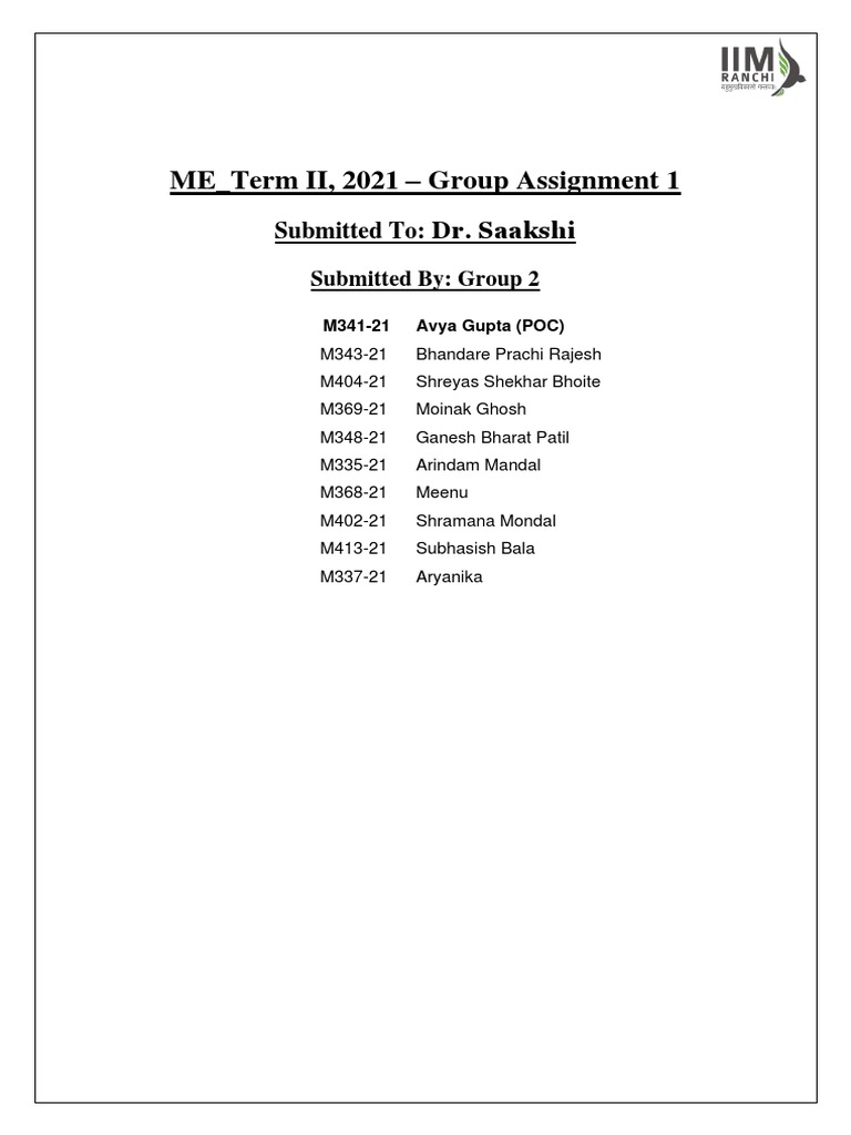 Economic Analysis Group Assignment 2021 | PDF | Consumer Price Index ...