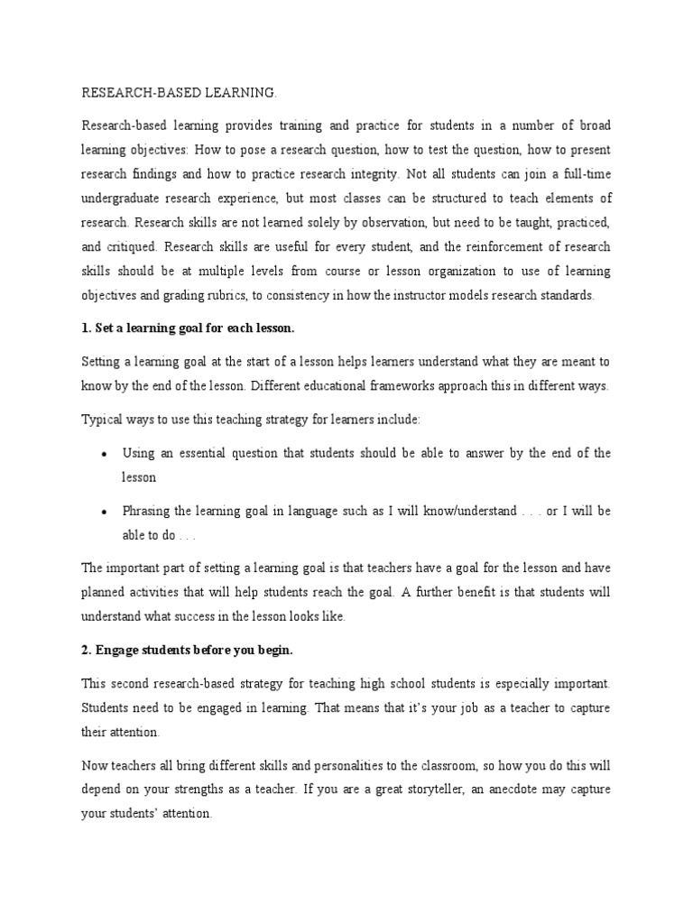 Maximizing Student Learning Through Effective Teaching Strategies ...