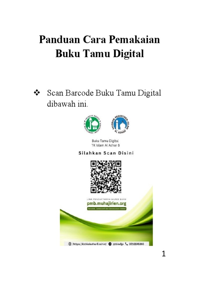 Panduan Cara Pemakaian Buku Tamu (Edit) | PDF | Ilmu Sosial