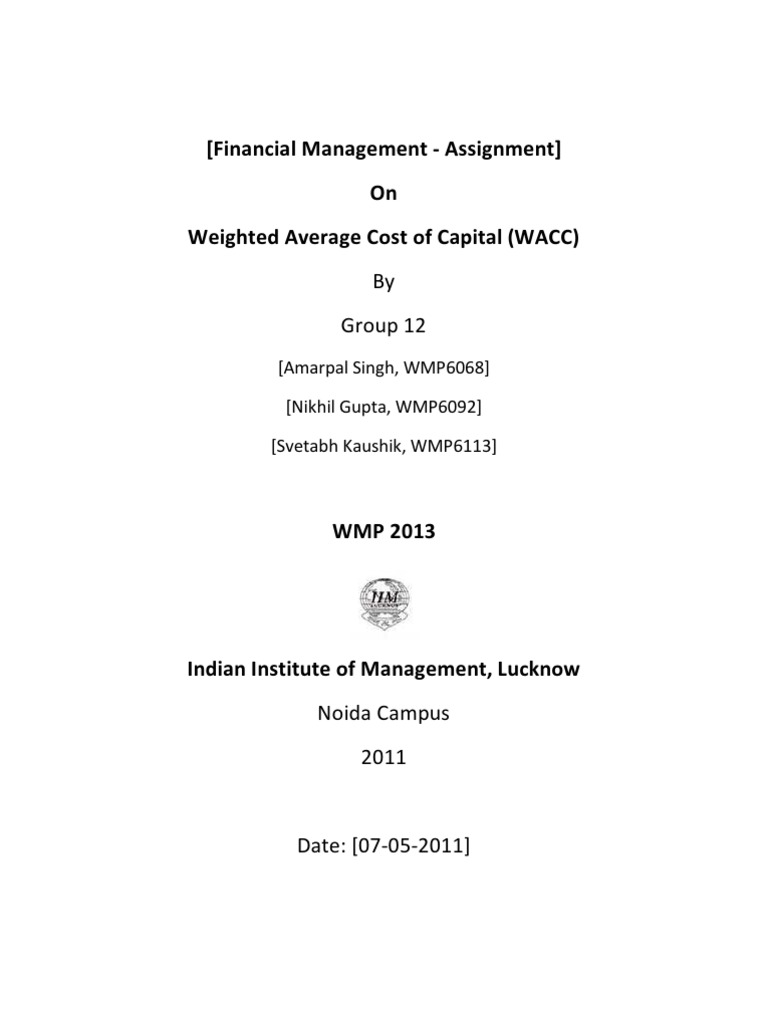 FM Assignment Mcleod Russel - Final | PDF