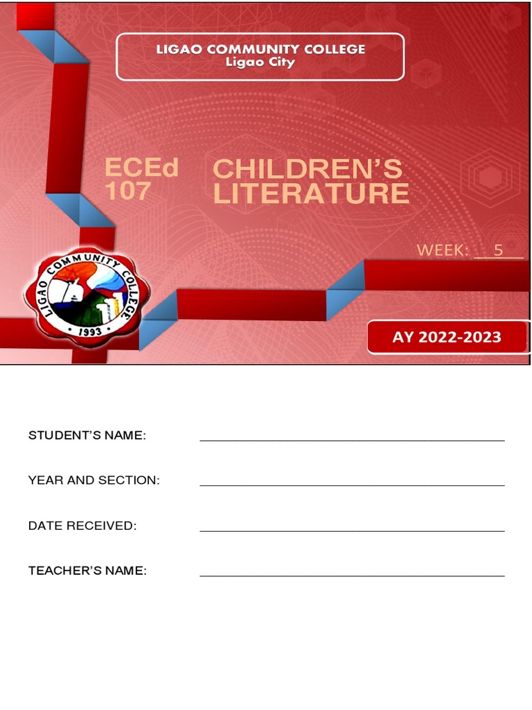 ECEd-107-Childrens-Literature-Week-5-5 | PDF