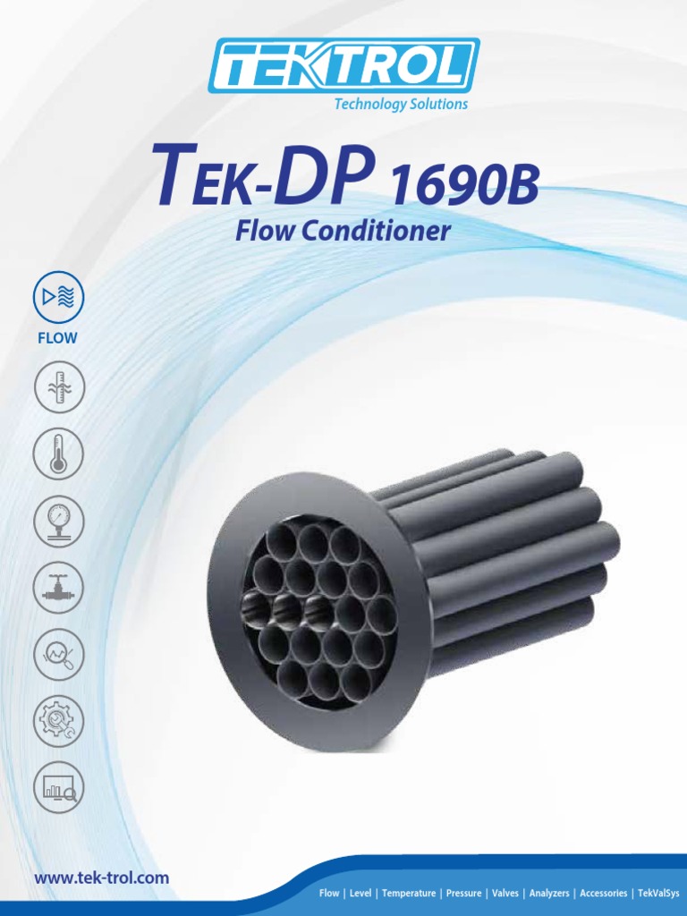 1690B Flow Conditioner Catalog En21.r00 W | PDF | Pipe (Fluid Conveyance) | Gases