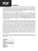 Rousseau Psychological Contract (1989) | PDF | Employment | Psychology