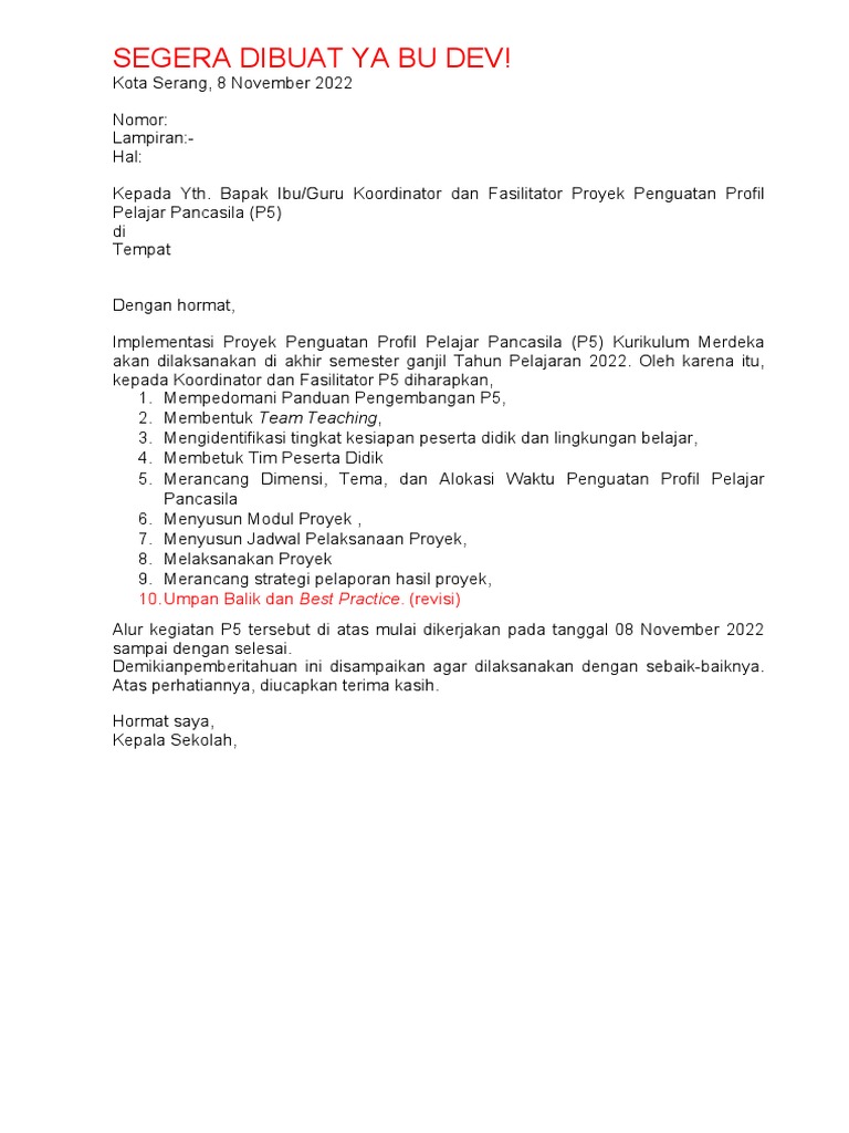 SK Panitia, Koordinator Dan Fasilitator p5 Ta SM Ganjil 2022 | PDF