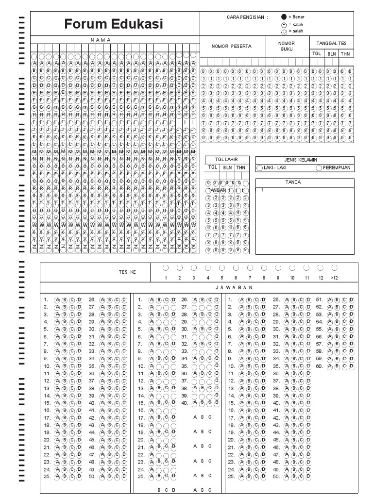Master Ljk Lembar Jawaban Komputerpdf Pdf
