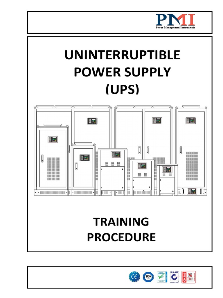 5KVA - UPS Training Procedure | PDF