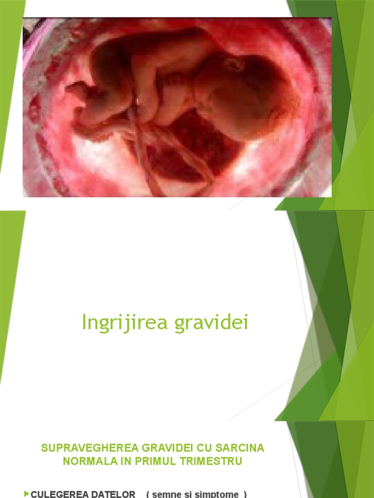 Supravegherea Gravidei An III Amg | PDF