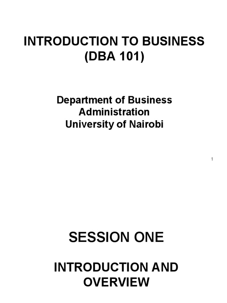 Session 1 Introduction And Overview Pdf 