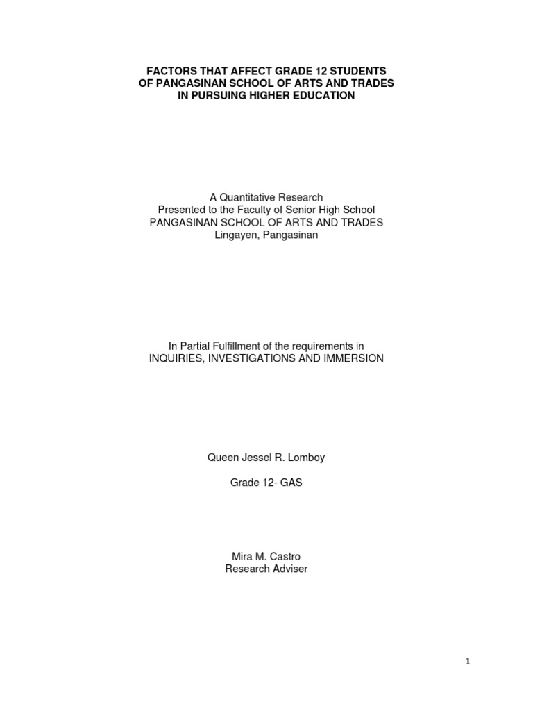 Sample Research Paper 1 | PDF | Survey Methodology | Statistics