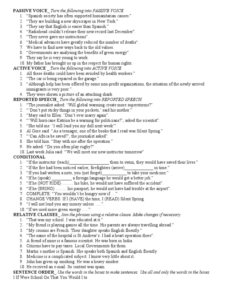 Passive Voice | PDF