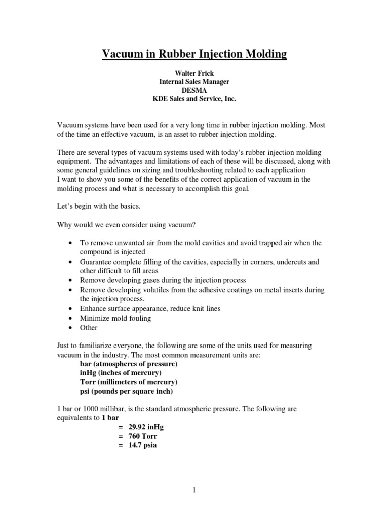 Vacuum Information | PDF | Pump | Vacuum