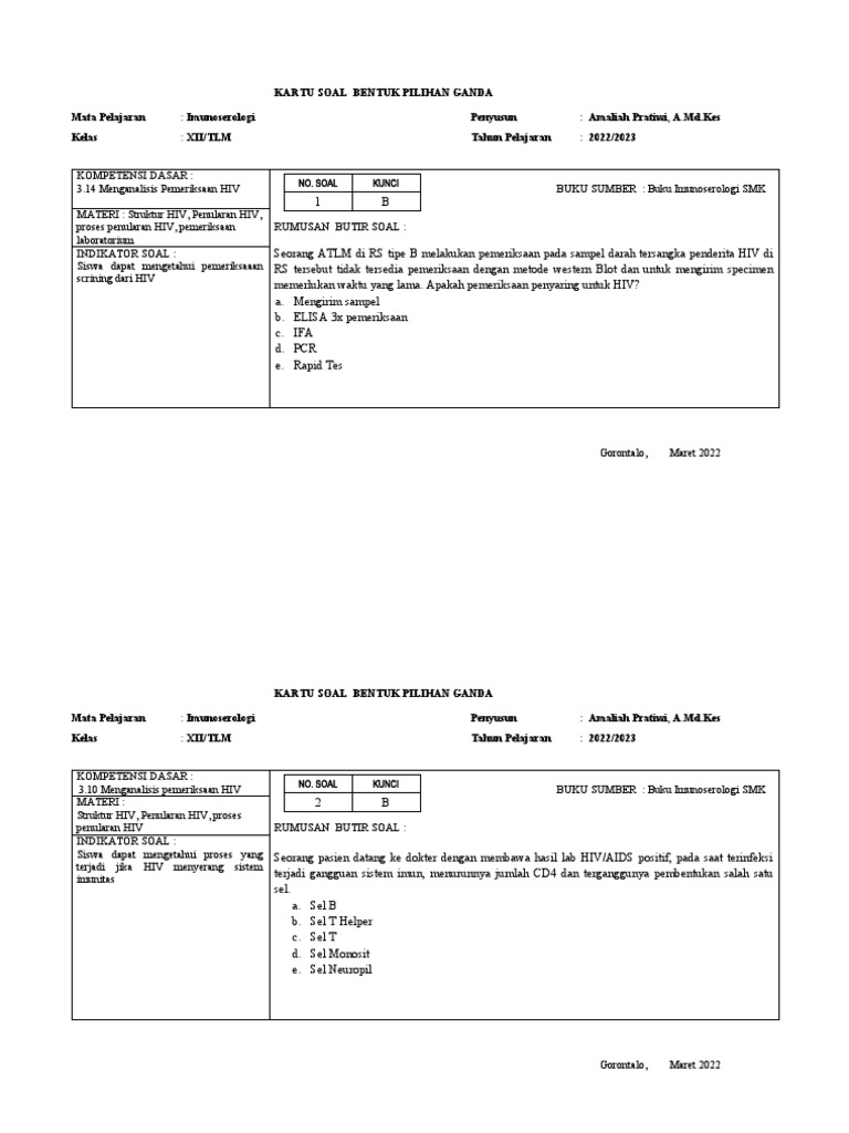 Imuno (Pratiwi) | PDF