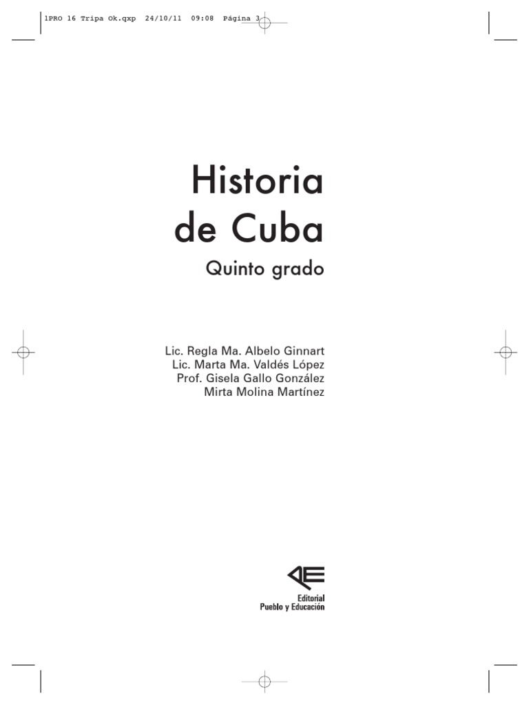 Historia de Cuba 5to Grado 2 | PDF | Cristobal colon | Cuba