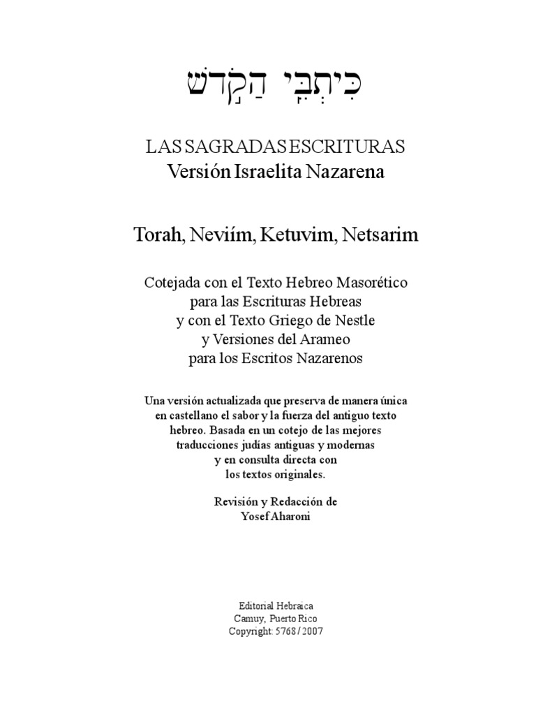A Torah | PDF | Yahvé | Jehová