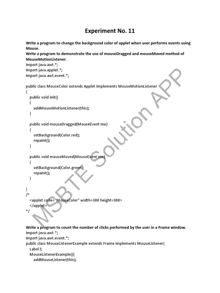 MSBTE Solution App-1 | PDF