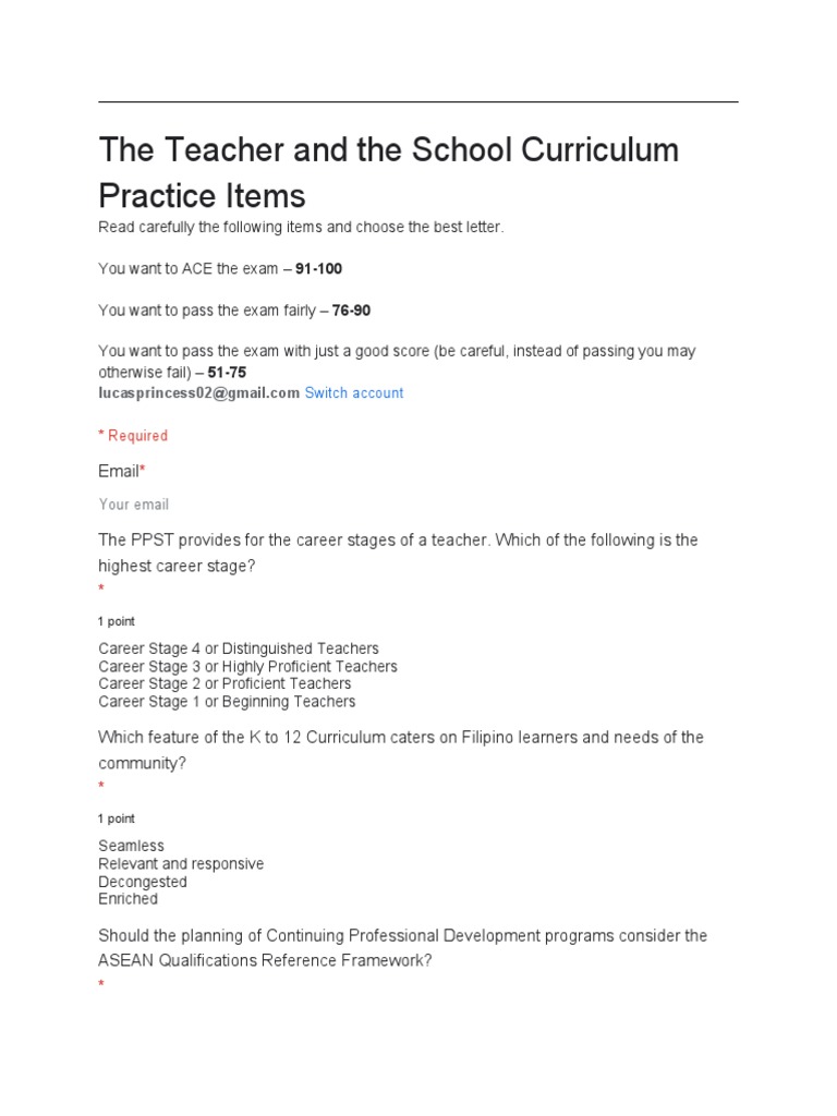 PPST Career Stages and Curriculum Insights | PDF | Curriculum | Teachers