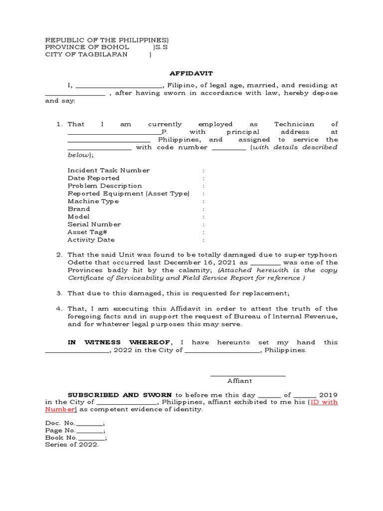 affidavit- scrib | PDF