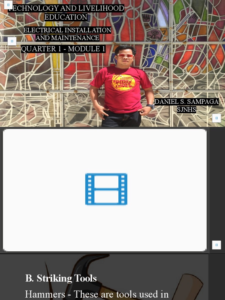 Video Lesson in Tle Quarter 1 Week 1 | PDF | Electrical Connector | Wire