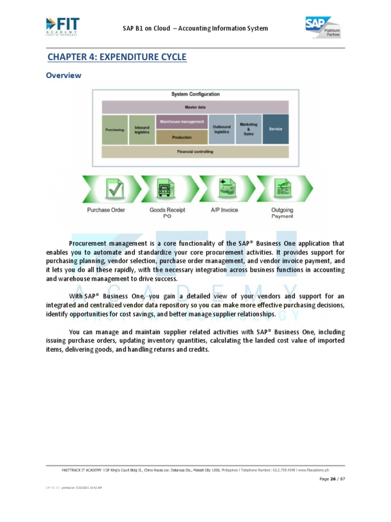 Chapter4 Expenditurecycle | PDF