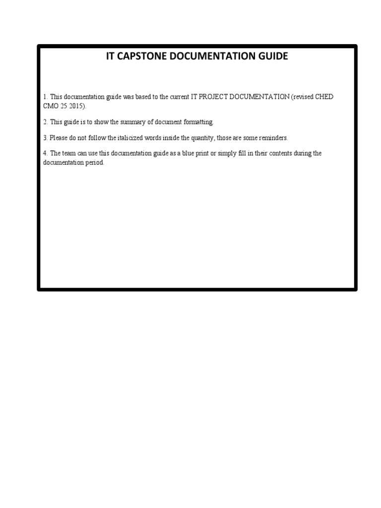 Capstone Document Guide - 2022 | PDF | Computing | Systems Engineering
