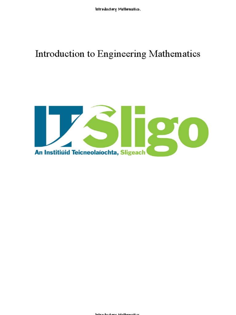 Introduction To Engineering Mathematics Book Rev 0 | PDF ...