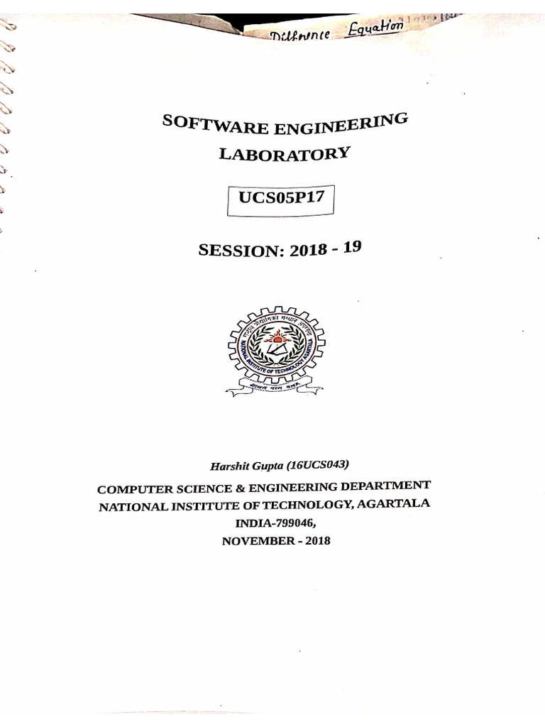 SRS Software Engineer Lab | PDF