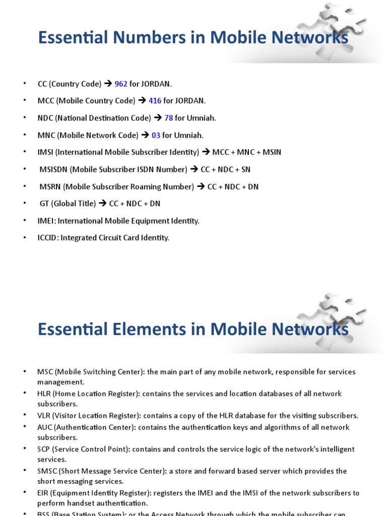 Introduction To Mobile Networks 2020 | PDF