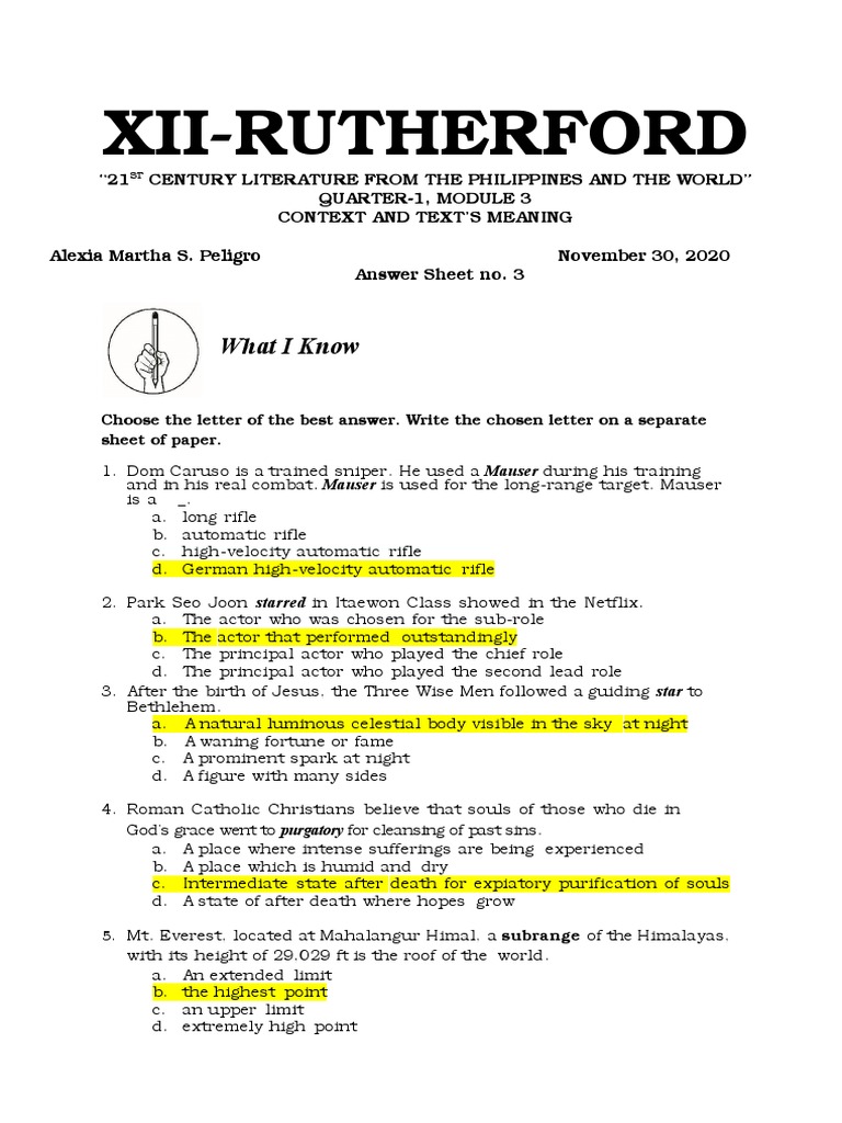 21st Century Module | PDF 21st Century Module | PDF