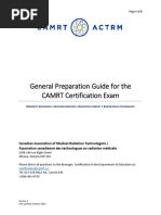 Preparation Guide For The CAMRT Certification Exam | PDF | Test ...
