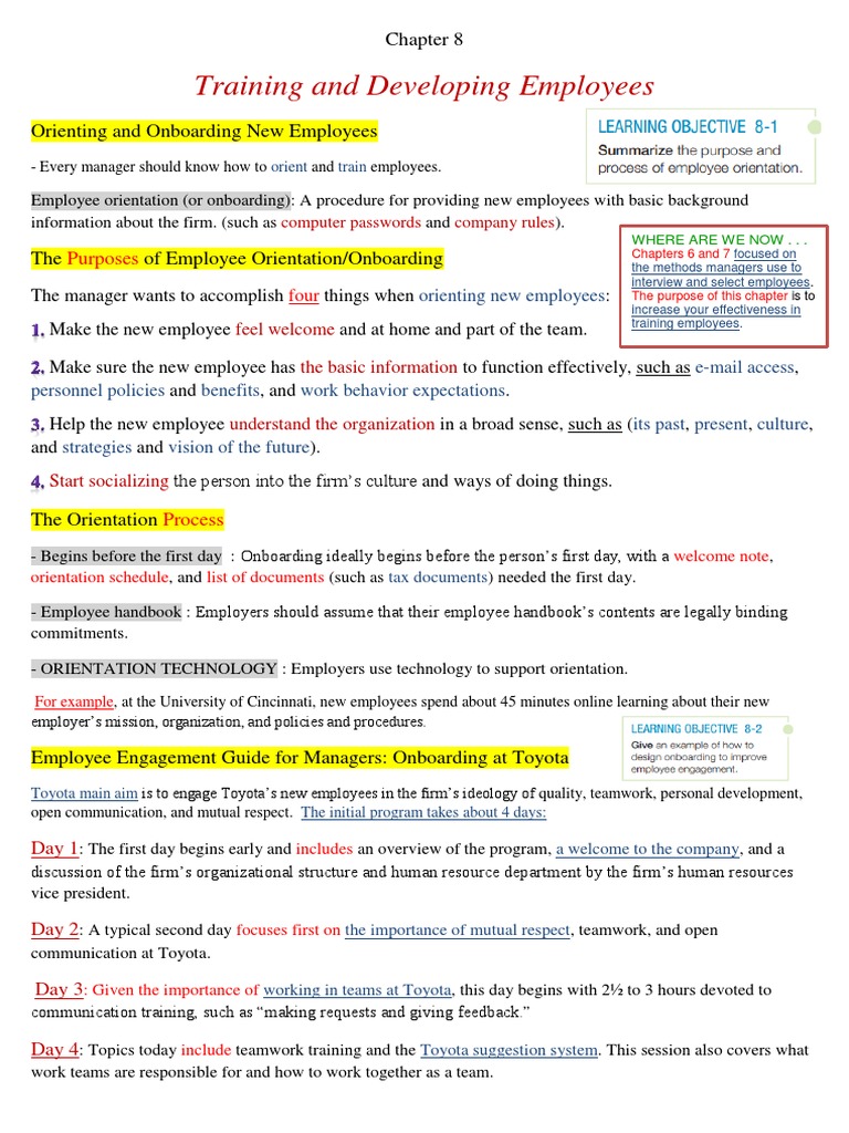 8-Training and Developing Employees | Download Free PDF | Educational Technology | Learning