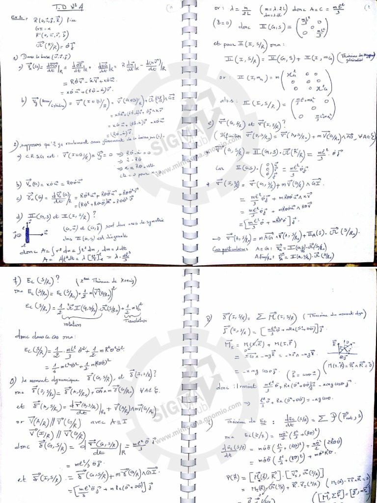 Correction TD 4 - Mécanique Des Solides | PDF
