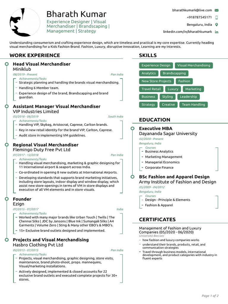 Bharath's - Retail Strategy & VM | PDF | Brand | Retail