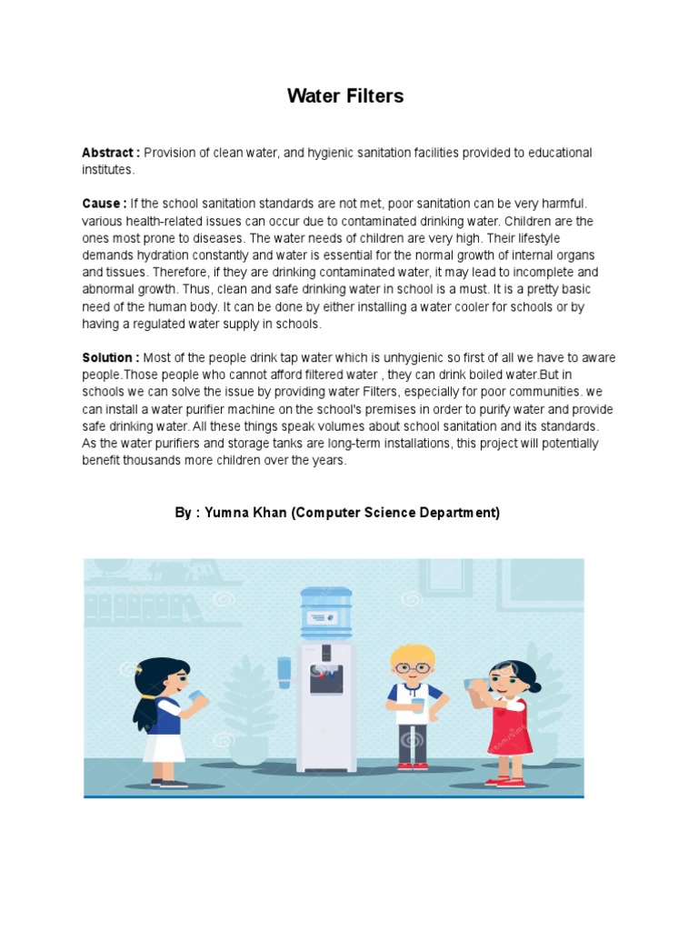 Water Filters in Schools | PDF