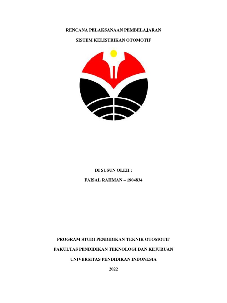 RPP Problem Based Learning - Faisal Rahman - 1904834 | PDF