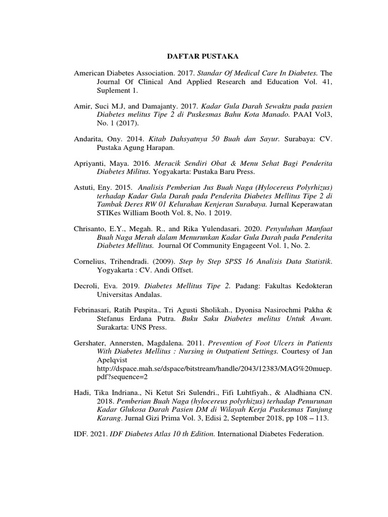 Daftar Pustaka & Lampiran | PDF