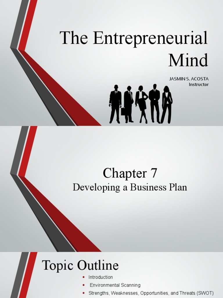 Developing a Business Plan Guide for Entrepreneurs | PDF ...