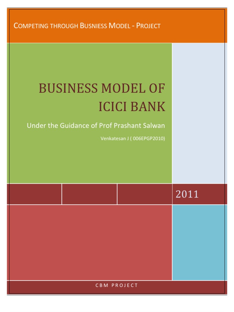 ICICI Business Model and Innovation | PDF | Reserve Bank Of India | Banks