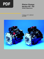 Parker - Axial Piston Pump - P1075 | PDF | Pump | Viscosity