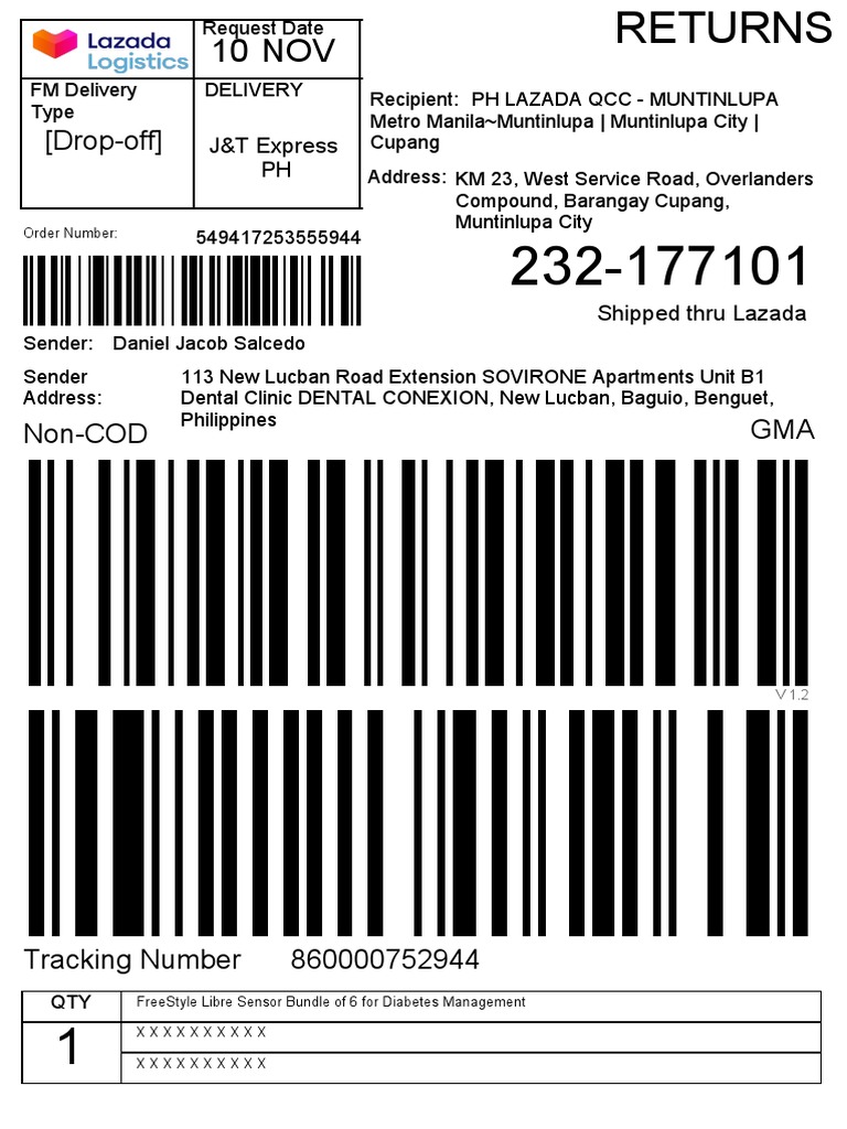 Return Label | PDF