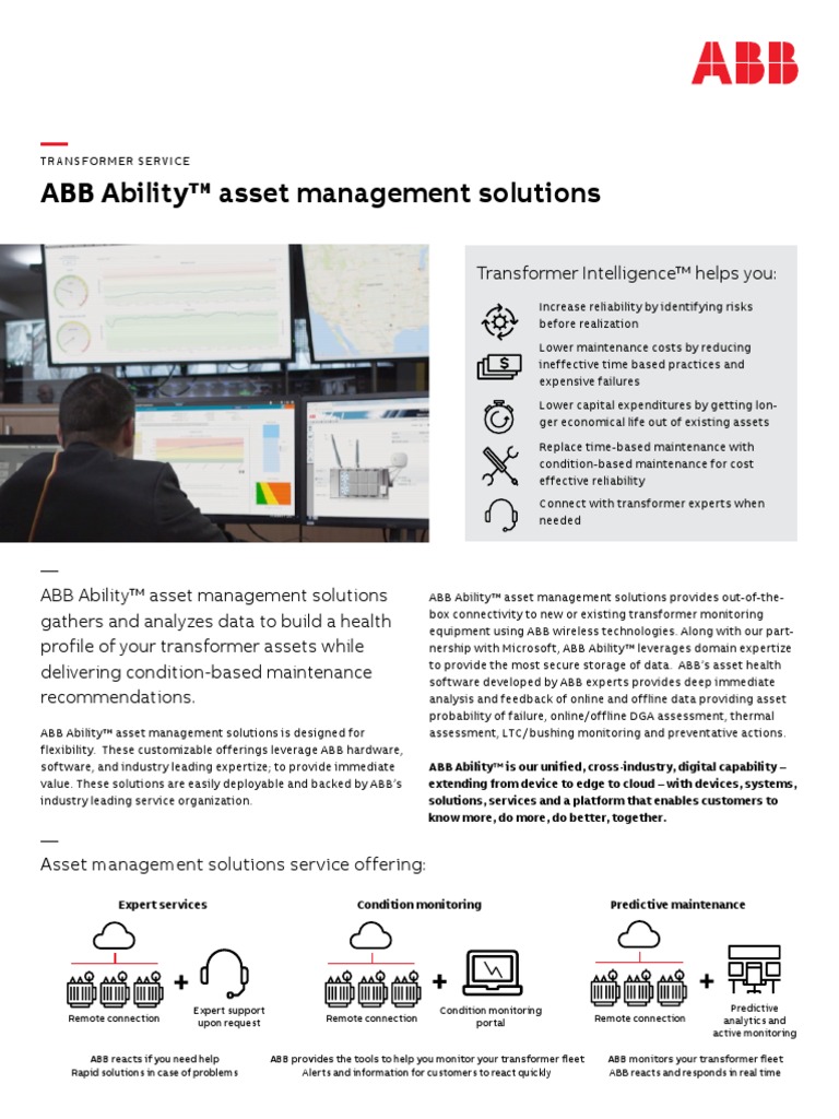ABB Ability Transformer Service | PDF | Cloud Computing | Reliability Engineering