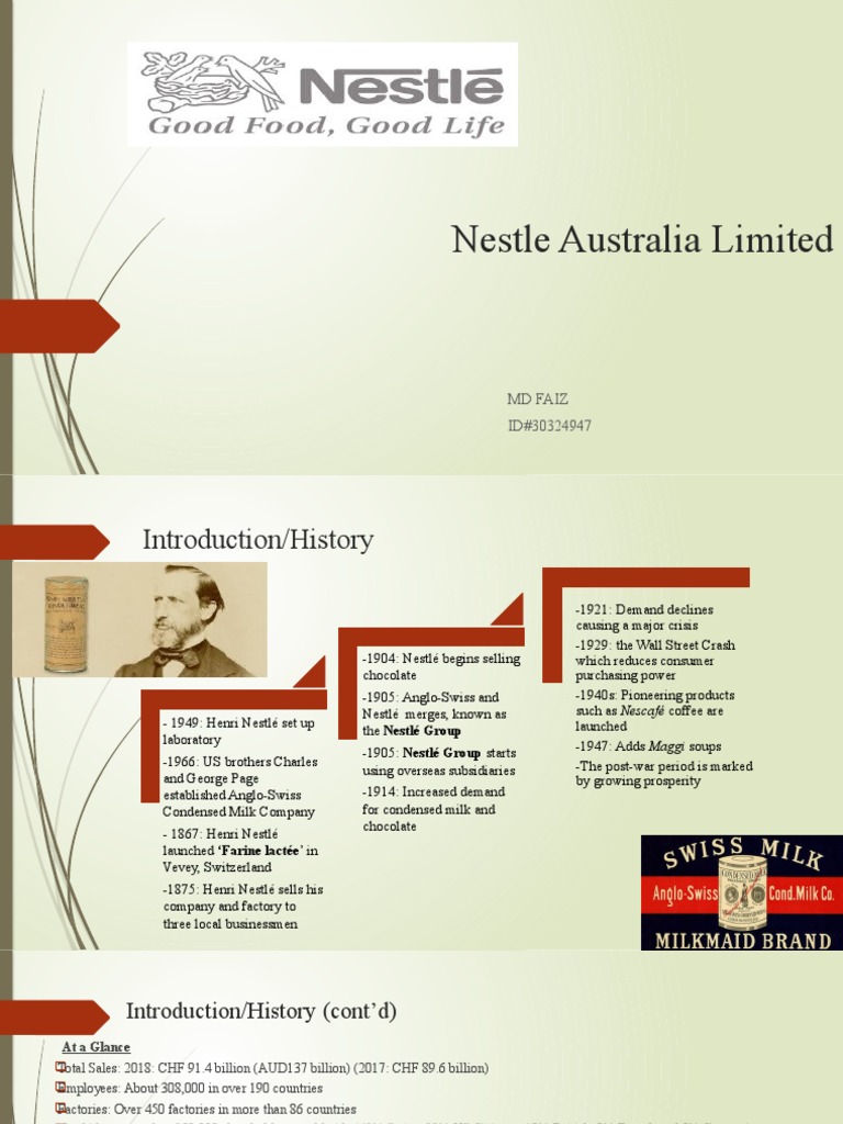Nestle Presentation | Download Free PDF | Nestlé | Brand