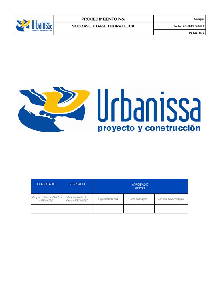 Procedimiento de Subbase y Base | PDF | Arte | Informática