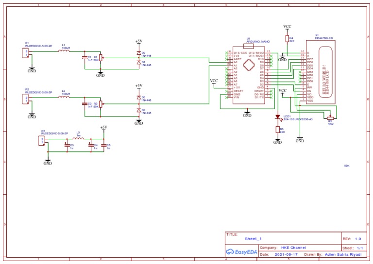 Schematic - SWR Meter - 2021-06-17 | PDF