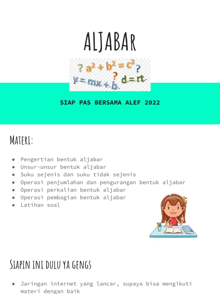 Aljabar | PDF